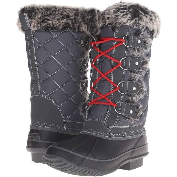 Maine Woods | Shoes | Maine Woods Nicole Snow Rain Boots Grey Nwt Sz 7 ...